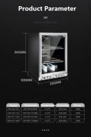 China 110V/220V Wine Cooler Refrigerator Odorless Stainless Steel 201 for sale