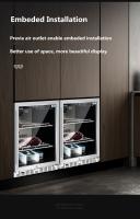 China 110V/220V Wine Cooler Refrigerator Odorless Stainless Steel 201 for sale