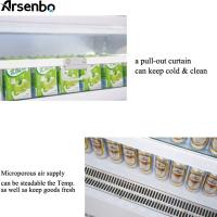 China Supermarket Multideck Open Chiller Double Temp Stainless Steel Material for sale
