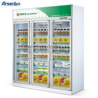 China SUS304/201 Commercial Supermarket Refrigerator 1600L Double Temperature for sale