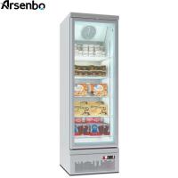 China Luster Plate Commercial Supermarket Refrigerator 1200L Silver Color for sale