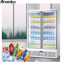 China Luster Plate Commercial Supermarket Refrigerator 1200L Silver Color for sale