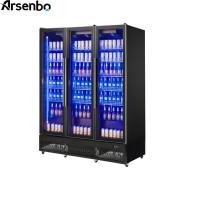 China Arsenbo Display Commercial Fridge , Multipurpose Upright Display Freezer for sale