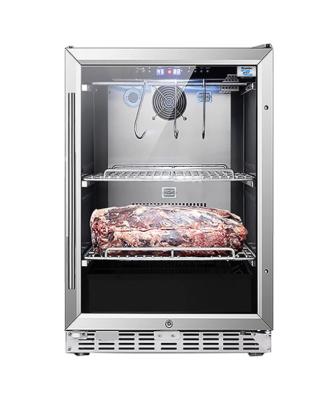 China SS201 54L Wine Cooler Refrigerator Anticorrosive With Blue Light for sale