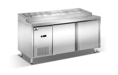 China 150W LED Supermarket Display Chiller With Adjustable Shelves for sale
