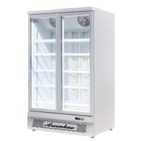 China Double Door Commercial Restaurant Refrigerator 1350W Anti Collision for sale