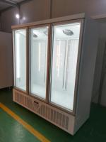 China Double Door Commercial Restaurant Refrigerator 1350W Anti Collision for sale