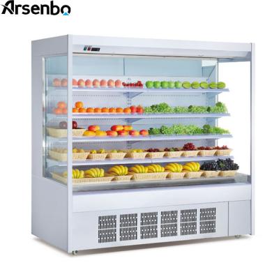China 220V Commercial Open Display Case Cooler Multiscene Antiwear for sale
