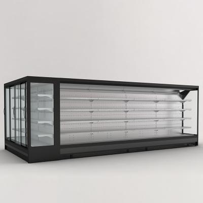 China ISO 220V Open Chiller Supermarket Showcase , Anticorrosive Open Front Display Fridge for sale