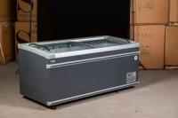 China Arsenbo Island Display Freezer Chest Style Digital Control R290 400L for sale