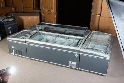 China Arsenbo Island Display Freezer Chest Style Digital Control R290 400L for sale