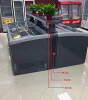 China 470W 450L Horizontal Chest Freezer Under Counter Combined Static cooling for sale