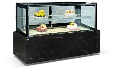 China Smooth Commercial Supermarket Refrigerator R22 150W Optional Capacity for sale