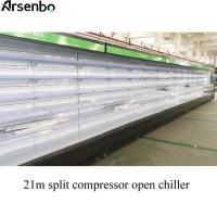 China Anticorrosive Multideck Open Chiller Microcomputer Temp For Supermarket for sale
