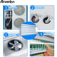 China Anticorrosive Multideck Open Chiller Microcomputer Temp For Supermarket for sale