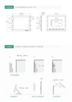 China TKUN 19 Inch Aluminum Alloy IP65 Dustproof and Waterproof Panel Rack-mounted Industrial Touch Display   TK190XGA for sale