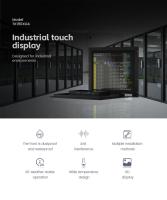 China TKUN 19 Inch Aluminum Alloy IP65 Dustproof and Waterproof Panel Rack-mounted Industrial Touch Display   TK190XGA for sale