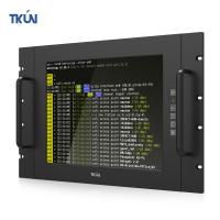 China 15-inch Embedded Installation Display Aluminum Panel Rackmount Industrial High-end Touch Screen Monitor TK150XGA for sale