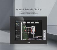 China 12 Inch Outdoor Sunlight High Brightness 1000cd/㎡ Resistive Touch Industrial Monitor CNC Equipment Display V121VGA for sale