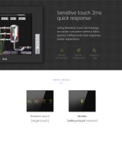China 12 Inch Outdoor Sunlight High Brightness 1000cd/㎡ Resistive Touch Industrial Monitor CNC Equipment Display V121VGA for sale