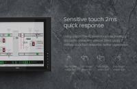 China 17 Inch Embedded Industrial HD Resistance Touch Screen Anti-Electromagnetic Interference Monitor V170XGA for sale