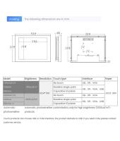 China 12.1/12 Inch Touch Display CNC Automation Equipment Industrial Embedded Anti-interferenceInstallation Monitor T121XGA for sale
