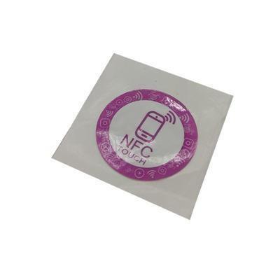 China White 30mm NFC Tag NTAG213 Sticker Paper RFID Label 13.56 MHz for sale