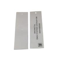 China RFID Coated Paper Hang Tag UHF 860MHz - 960MHz For Textile Manufacturer for sale