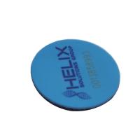 China Round PVC RFID 3M Sticker Card UHF Strong Adhesive 860Mhz - 960Khz for sale
