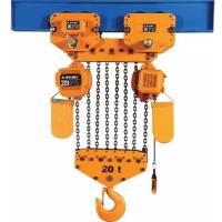 China 50Hz Small Electric Chain Hoist High Efficiency With Trolley for sale