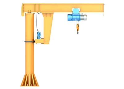 China Free Standing Jib Crane Concrete Foundation Electric Powered for sale