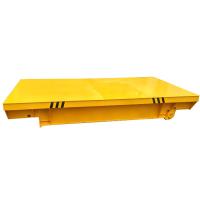 China Industrial Electric Rail Material Transfer Cart Trolley Track Type Low Noise for sale
