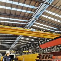China Warehouse Use Electric Overhead Crane Double Girder Railway 15 ton 15M/MIN for sale