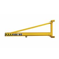 China A4 Wall Mounted Jib Crane With Rope Electric Hoist Remote Control for sale