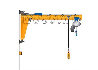 China Wall Mounted Slewing Jib Crane 40 Degree Low Voltage Protection for sale