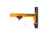 China Wall Mounted Slewing Jib Crane 40 Degree Low Voltage Protection for sale