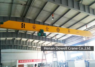 China Top Running Underslung Bridge Crane Single Beam Heavy Loading for sale
