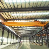 China Double Beam Bridge Crane With Hook Top Running Electric 220v/380v for sale