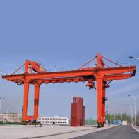 China Container Mobile Gantry Crane Rail Mounted Customized Cabin Control for sale