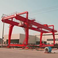 China Container Mobile Gantry Crane Rail Mounted Customized Cabin Control for sale