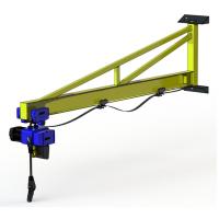 China Wall Mounted Jib Crane With Electric Chain Hoist Special Lifting Equipment for sale