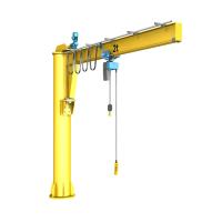 China Pillar Column Mounted Jib Crane Rotation Freestanding 40 Degree for sale