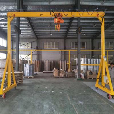 China Adjustable Height Gantry Crane Simple Structure Portable Mobile A5 for sale