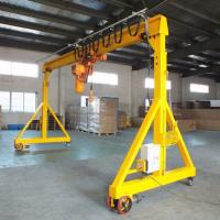 China Mobile Portable Gantry Crane Industrial Workshop 2 Ton for sale