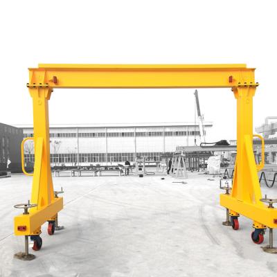 China Light Duty Electric Gantry Crane Portable Aluminum With Hoist for sale