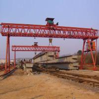 China Truss Type Single Beam Door Crane , 20m Span Electric Mobile Goliath Crane for sale