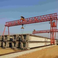 China Truss Type Single Beam Door Crane , 20m Span Electric Mobile Goliath Crane for sale