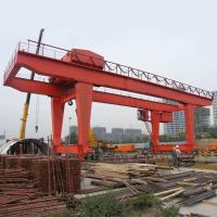 China Tired Travel Lift Shipping Container Gantry Crane 50HZ RTG Rubber for sale