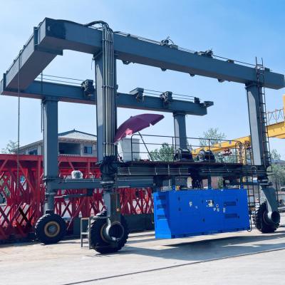 China 100 Ton Yacht Gantry Crane Electric Control System Marine Boat Lift for sale