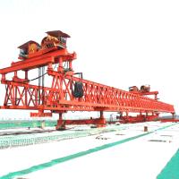 China Bridge Girder Launching Gantry Crane High Efficient River Cross Sea 5m / Min 50M for sale